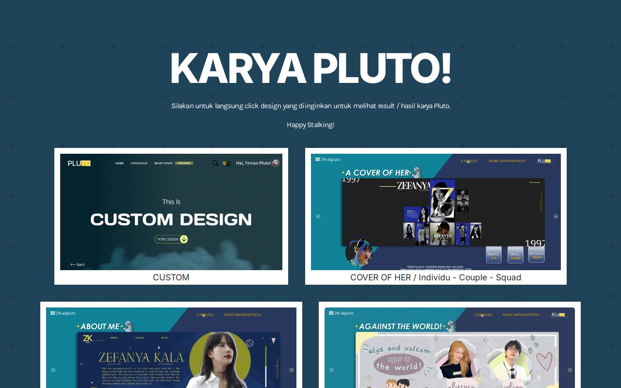 Welcome to Pluto's Result